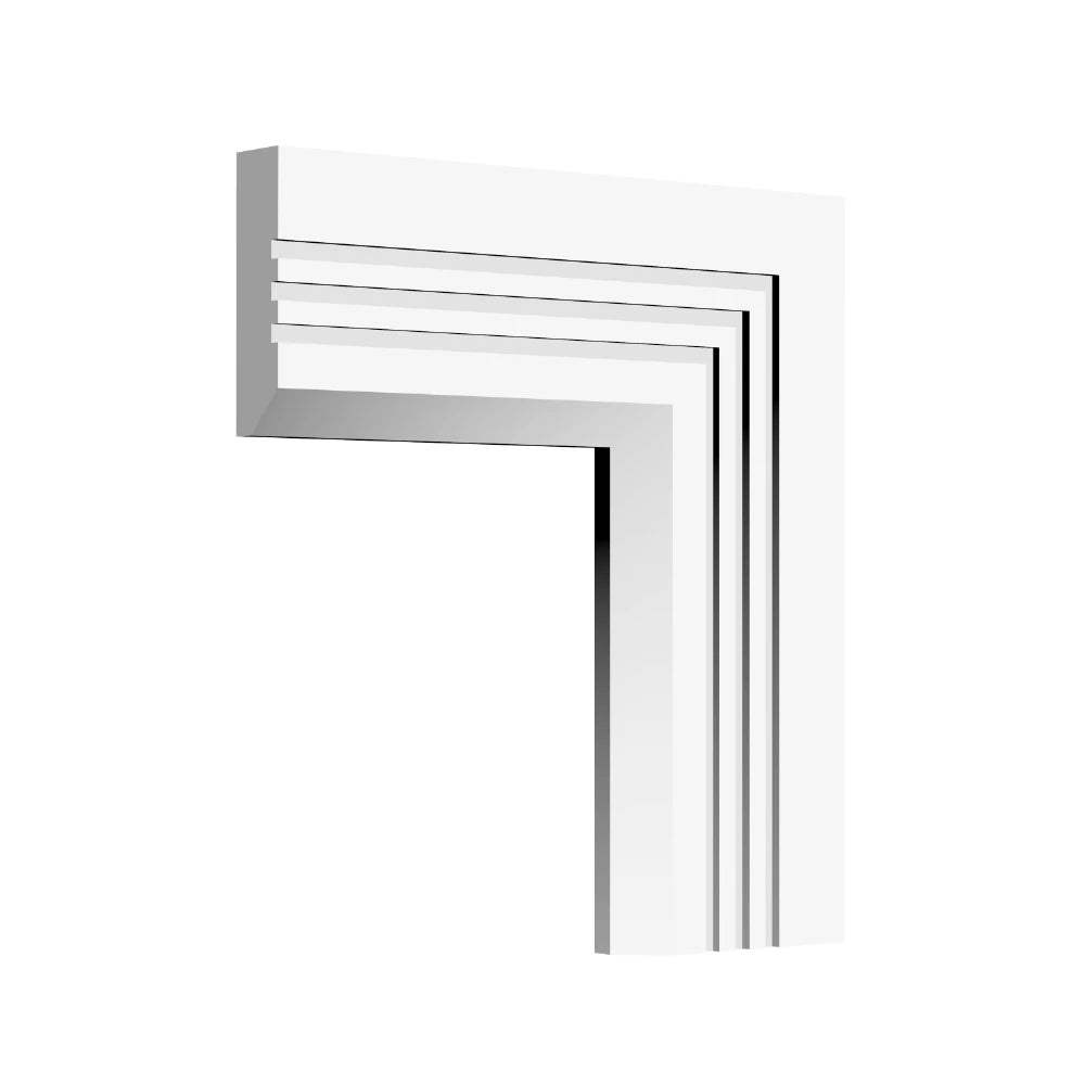 Chamfer 3 Grooves Architrave
