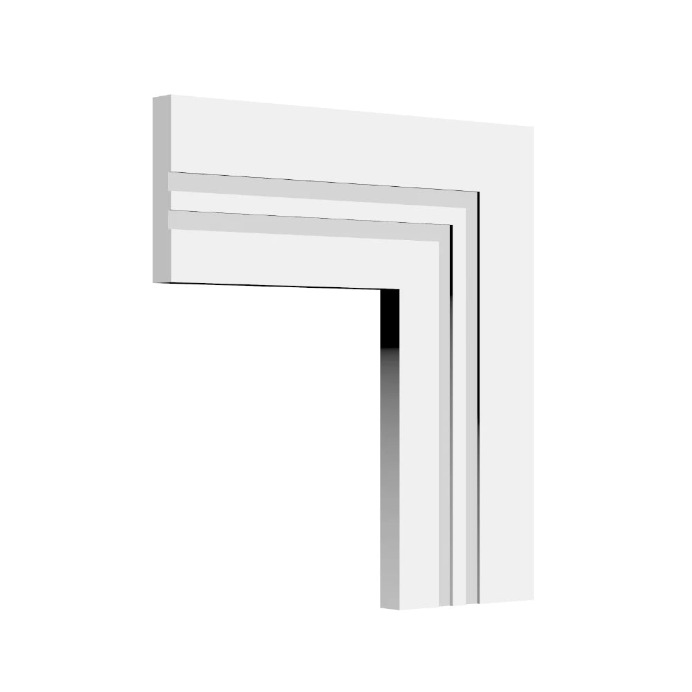 Square Edge 2 Groove Architrave